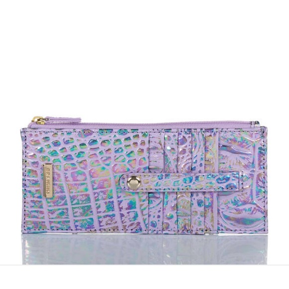 Brahmin | Bags | Brahmin Credit Card Wallet Violet Wonderland Melbourne ...
